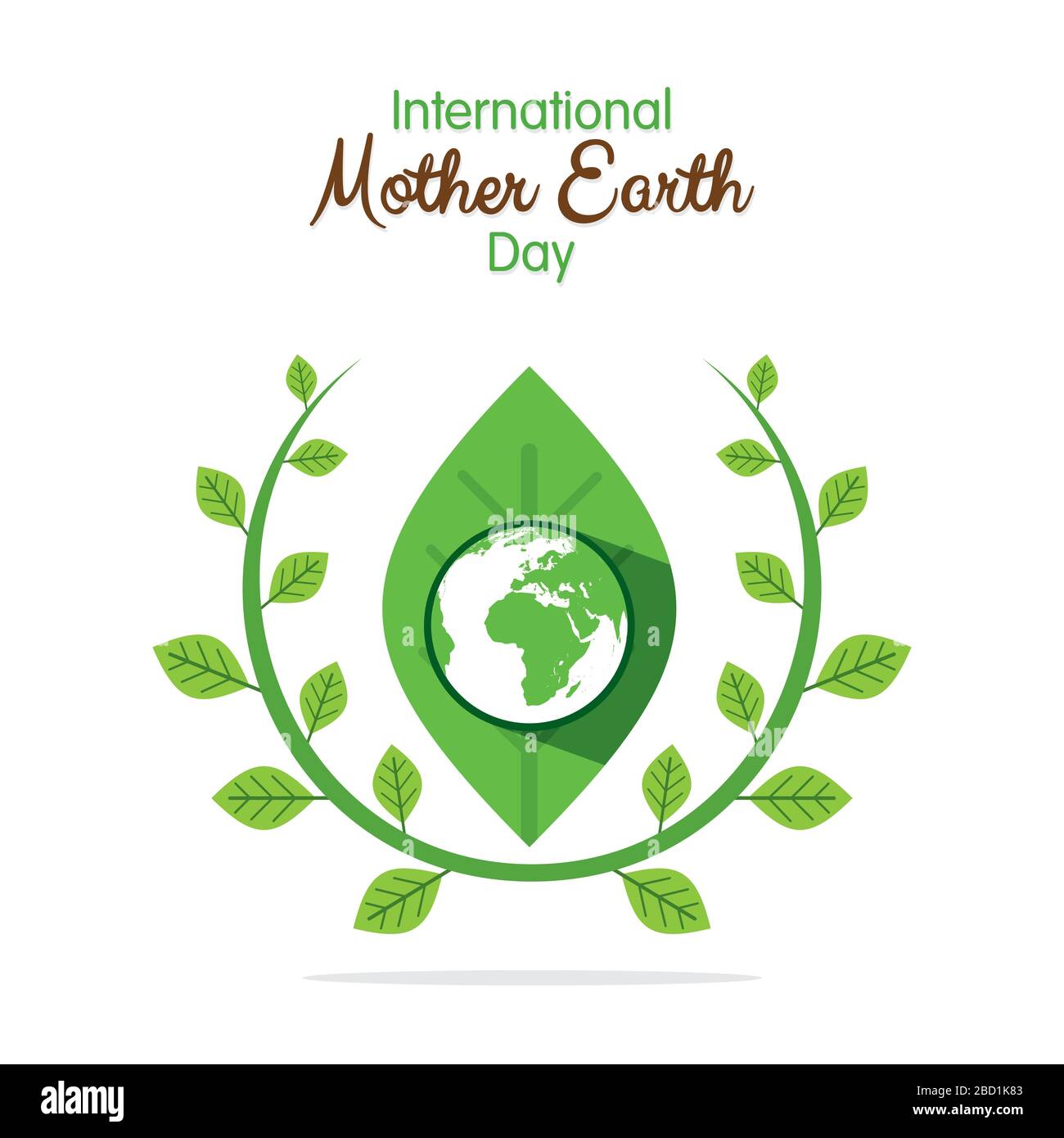creative illustration of international mother earth day poster design ...
