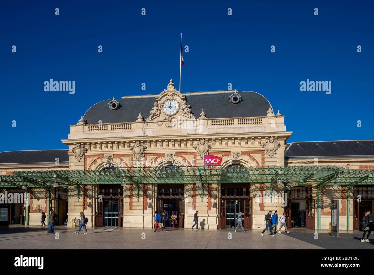 Nice Railway Station, Nice, Alpes-Maritimes, Cote d'Azur, French ...