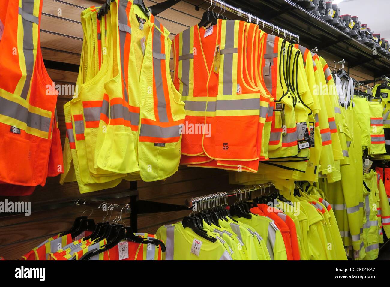 Safety neon vest vests equipment hi-res stock photography and images ...