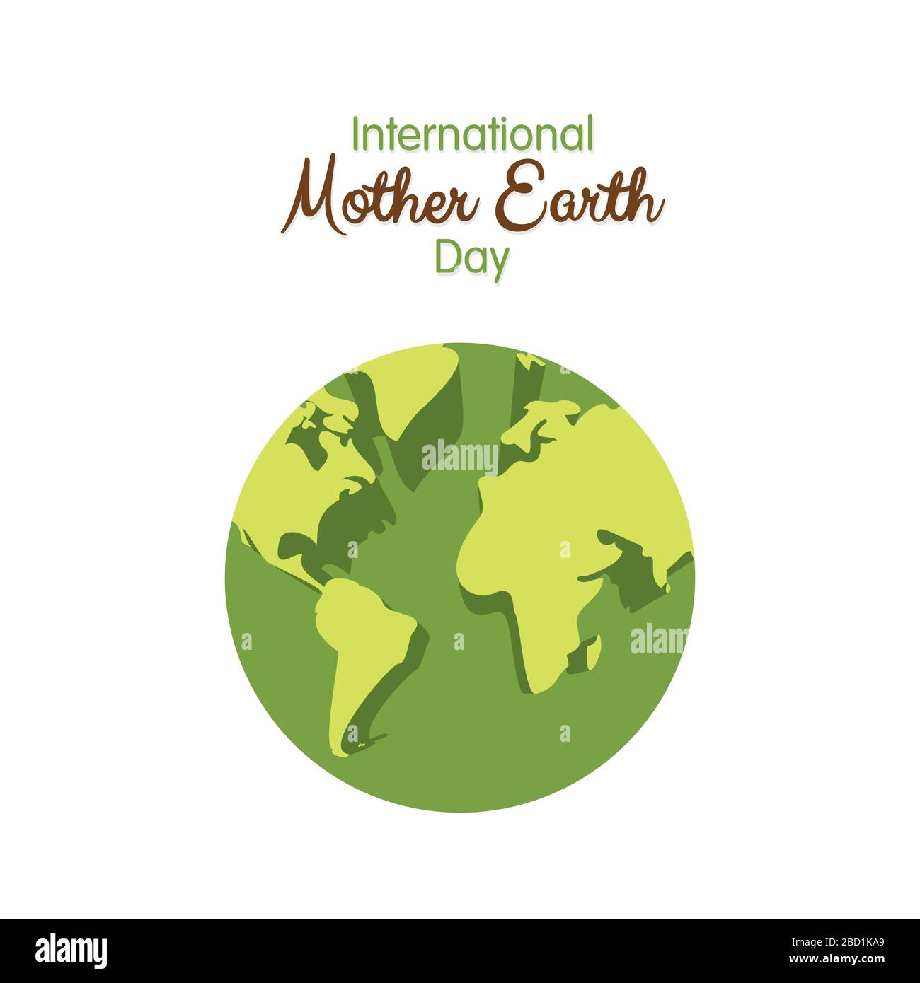 creative illustration of international mother earth day poster design ...