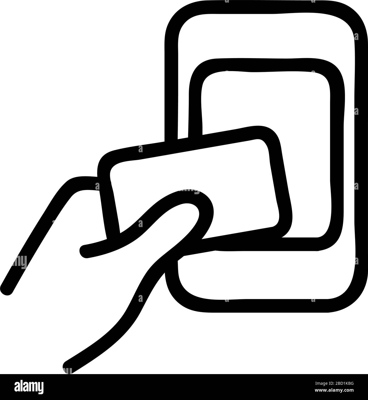 to pay the fare icon vector outline illustration Stock Vector Image ...