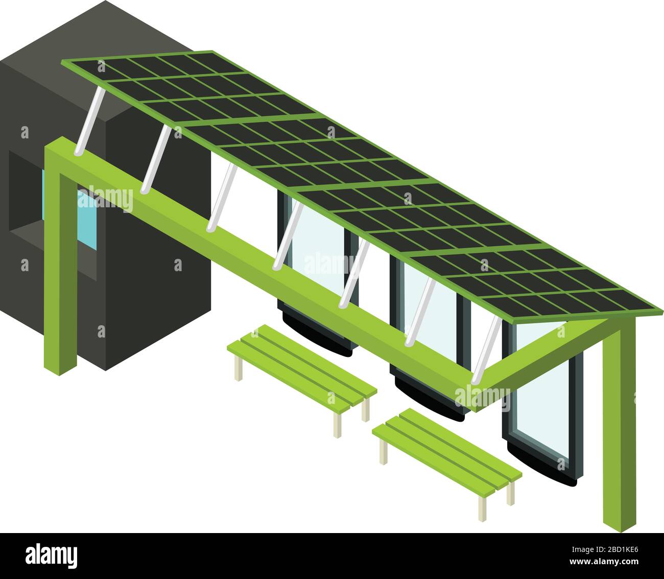 Public transport stop icon. Isometric of public transport stop vector ...