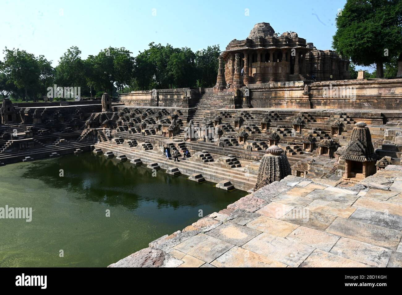 Modhera and sun temple hi-res stock photography and images - Alamy
