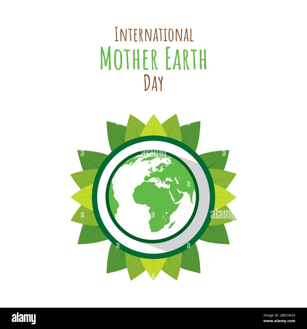 creative illustration of international mother earth day poster design ...