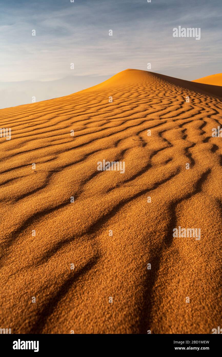 Sand dunes, Sahara Desert, Morocco, North Africa, Africa Stock Photo ...