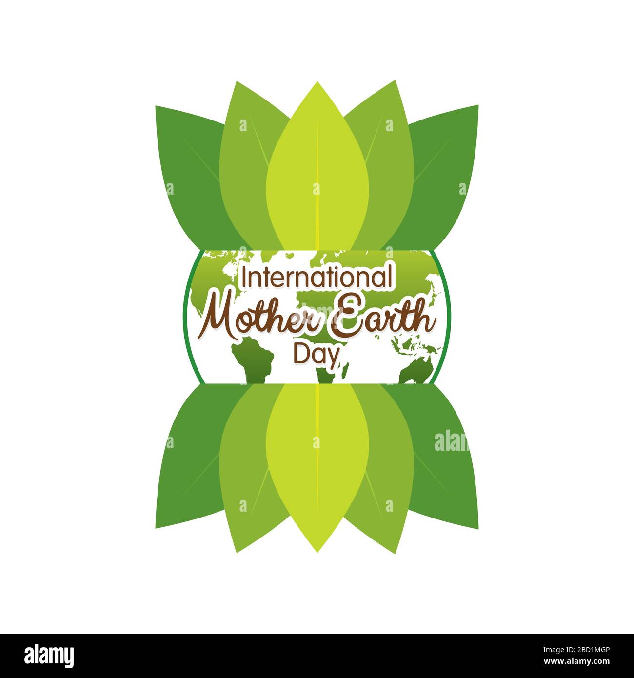 creative illustration of international mother earth day poster design ...