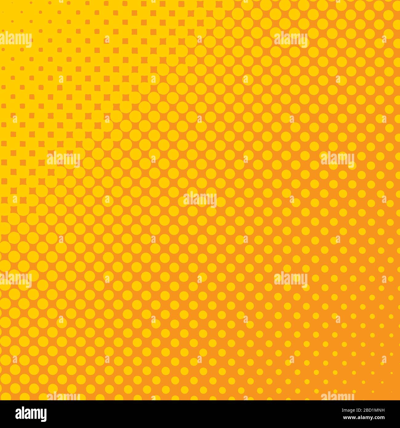 Abstract halftone dots background. Vector illustration. Yellow dots ...