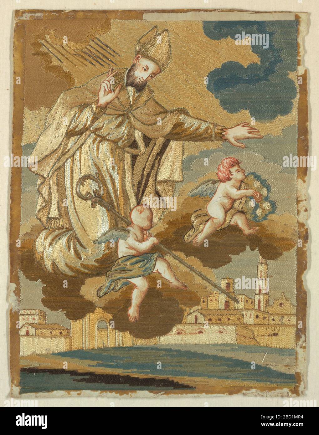 Two angels looking down hi-res stock photography and images - Alamy