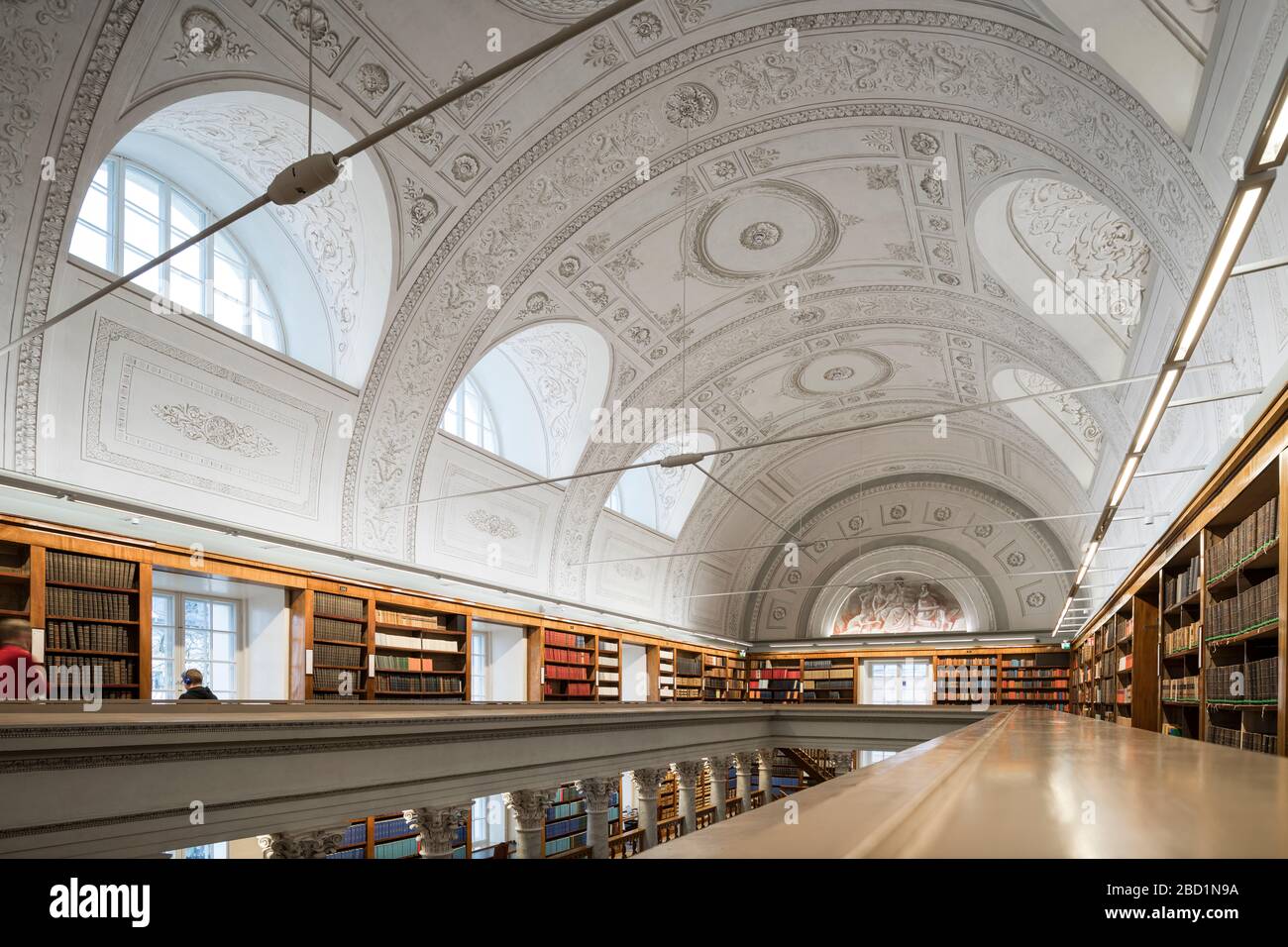 Interior of The National Library of Finland, Helsinki, Finland, Europe ...