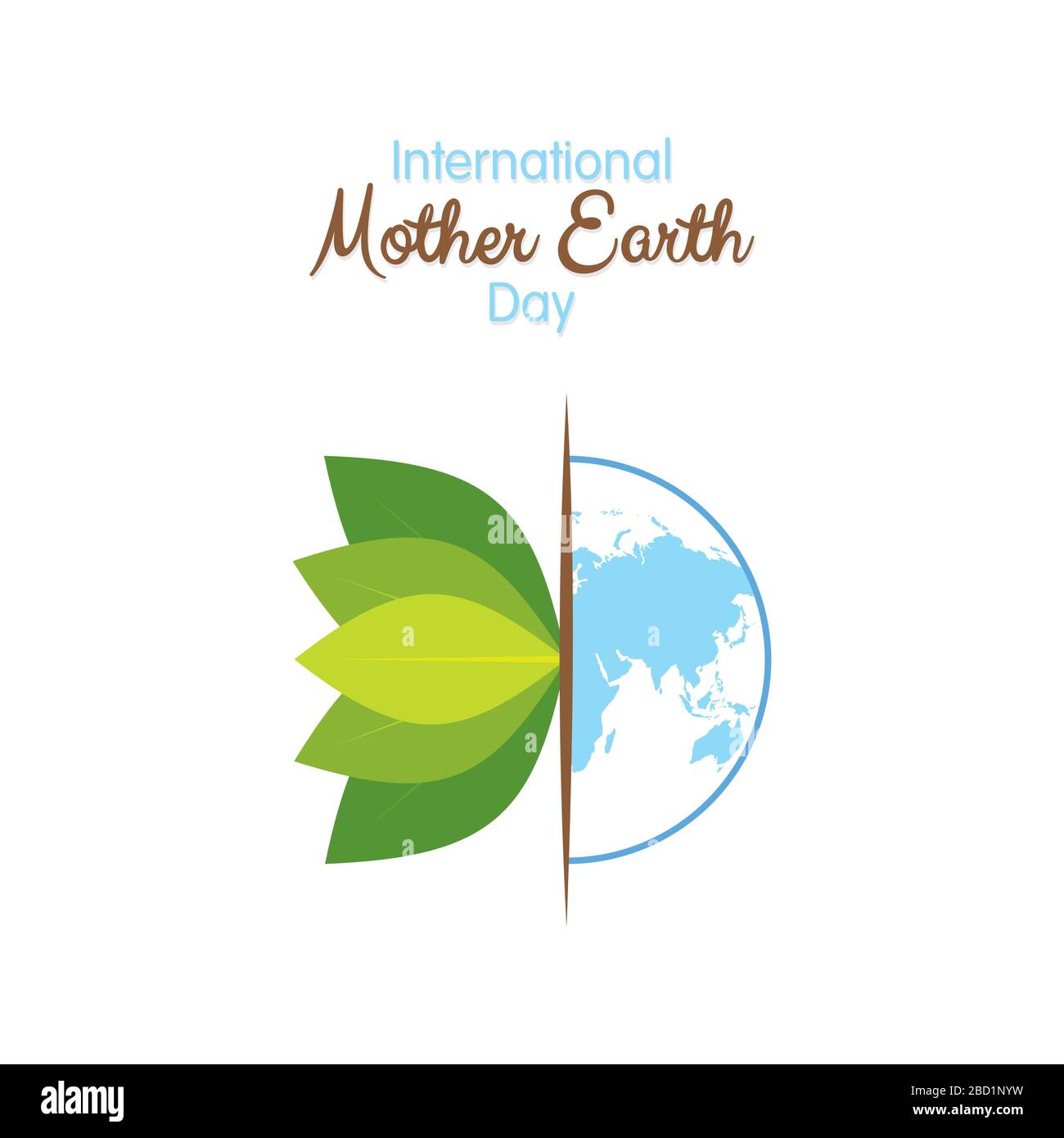 creative illustration of international mother earth day poster design ...