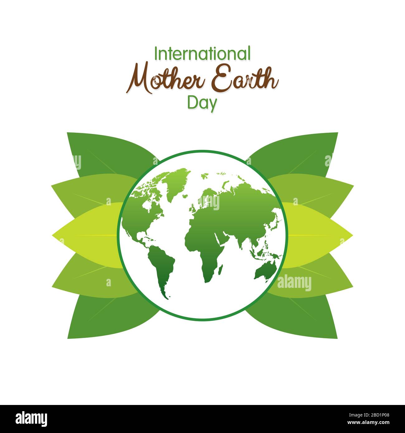 creative illustration of international mother earth day poster design ...