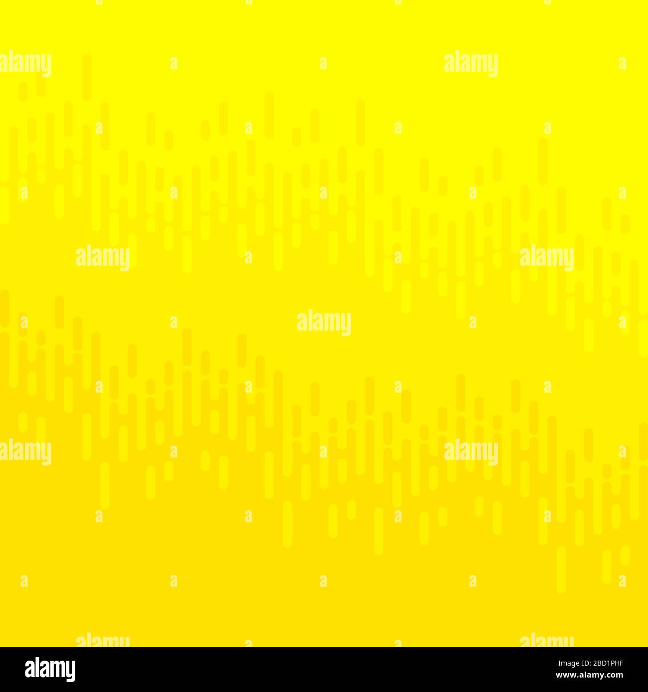 Abstract yellow linear background. Vector illustration. Bright colored ...