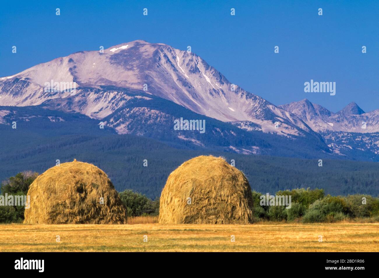 haystacks in the upper big hole valley below homer youngs peak in the ...
