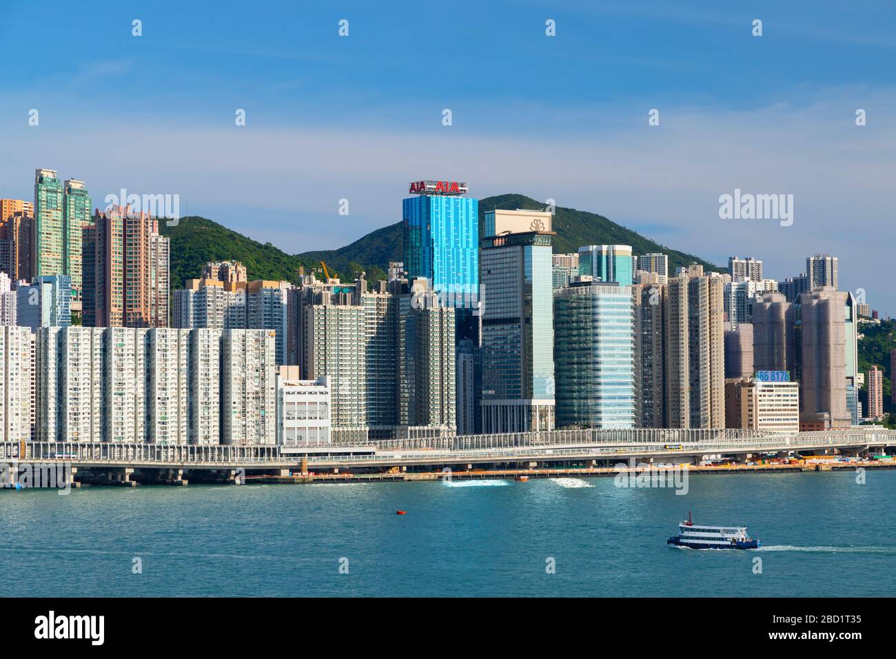 Skyline of North Point, Hong Kong, China, Asia Stock Photo - Alamy