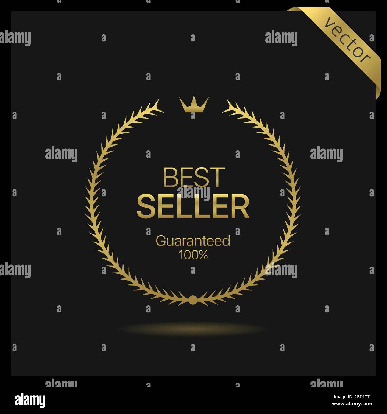 Golden laurel wreath best seller hi-res stock photography and images ...