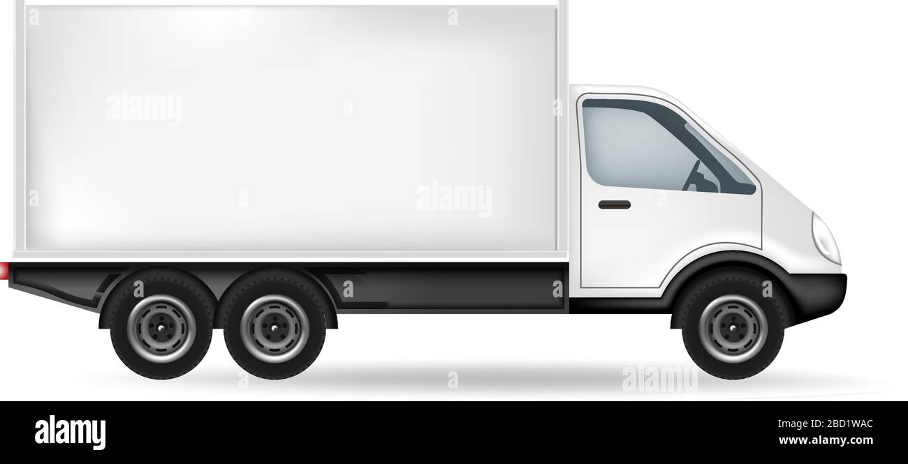 Empty van Stock Vector Images - Alamy