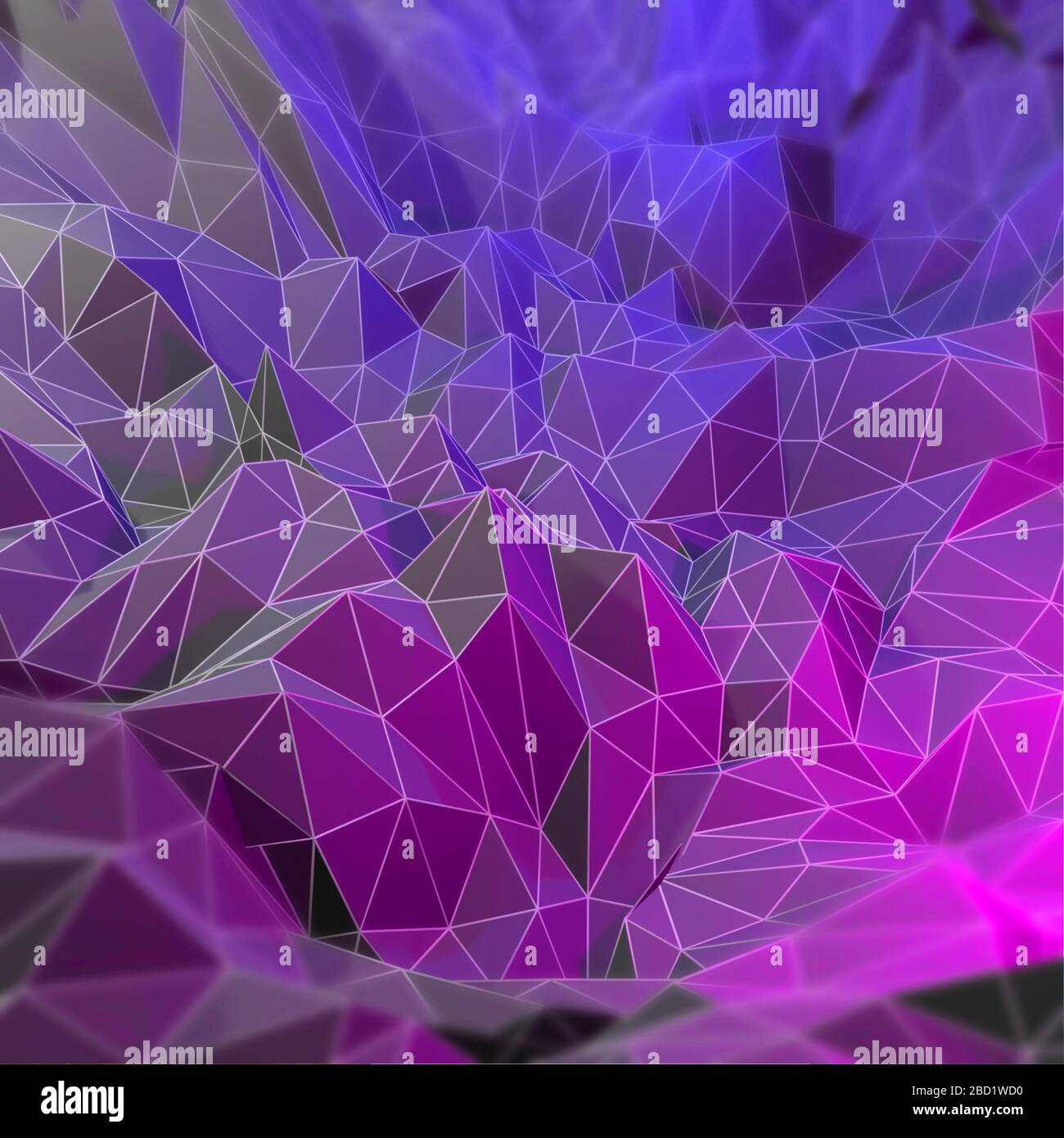 Lowpoly triangles illustration. Background art of abstract landscape ...