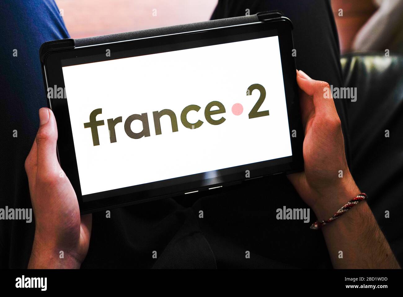 Bordeaux , Aquitaine / France - 03 03 2020 : France 2 tv channel logo ...