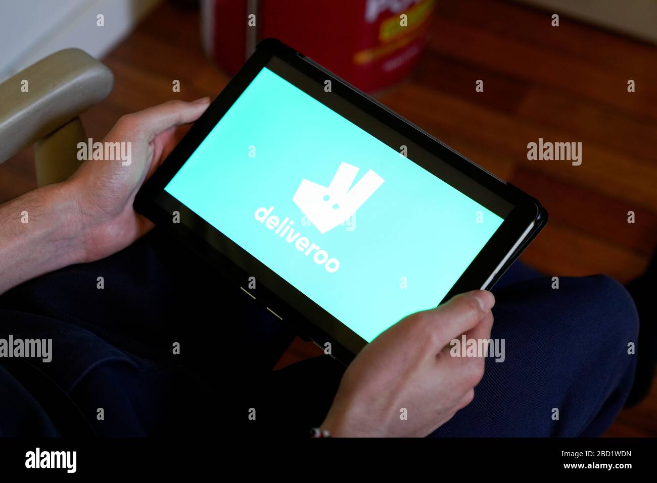 Deliveroo sign hi-res stock photography and images - Alamy