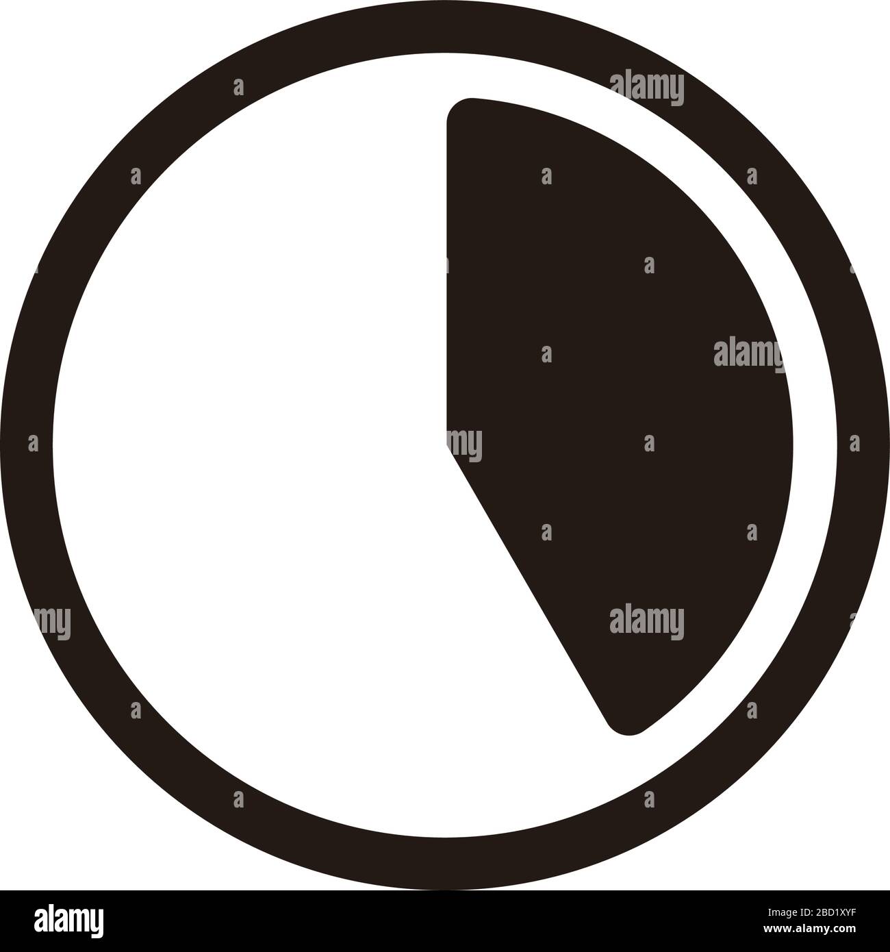 time progression / time range icon. 25 seconds , 25 minutes, 5 hours ...