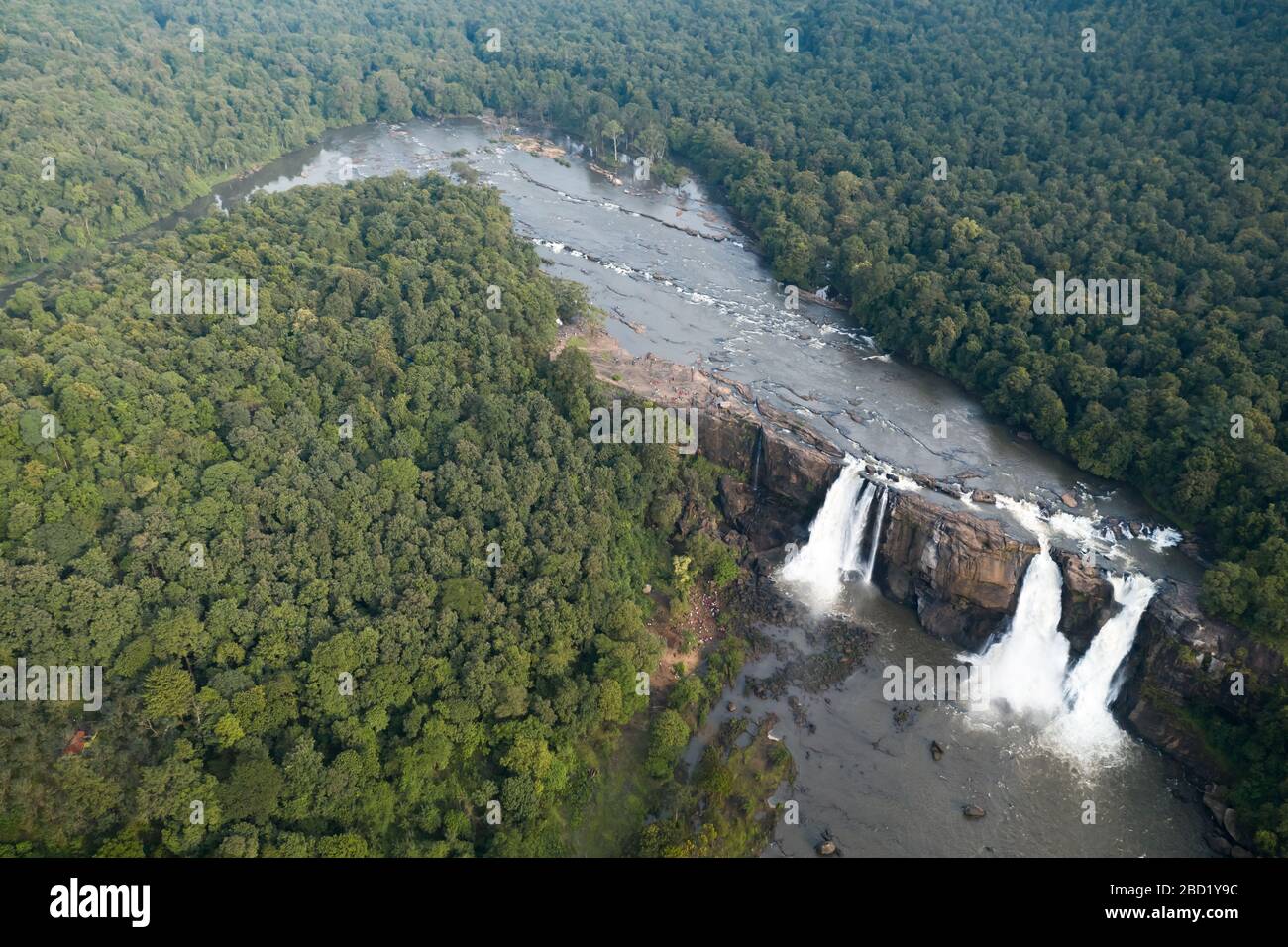 Athirappilly Falls in Chalakudy Taluk of Thrissur District in Kerala ...