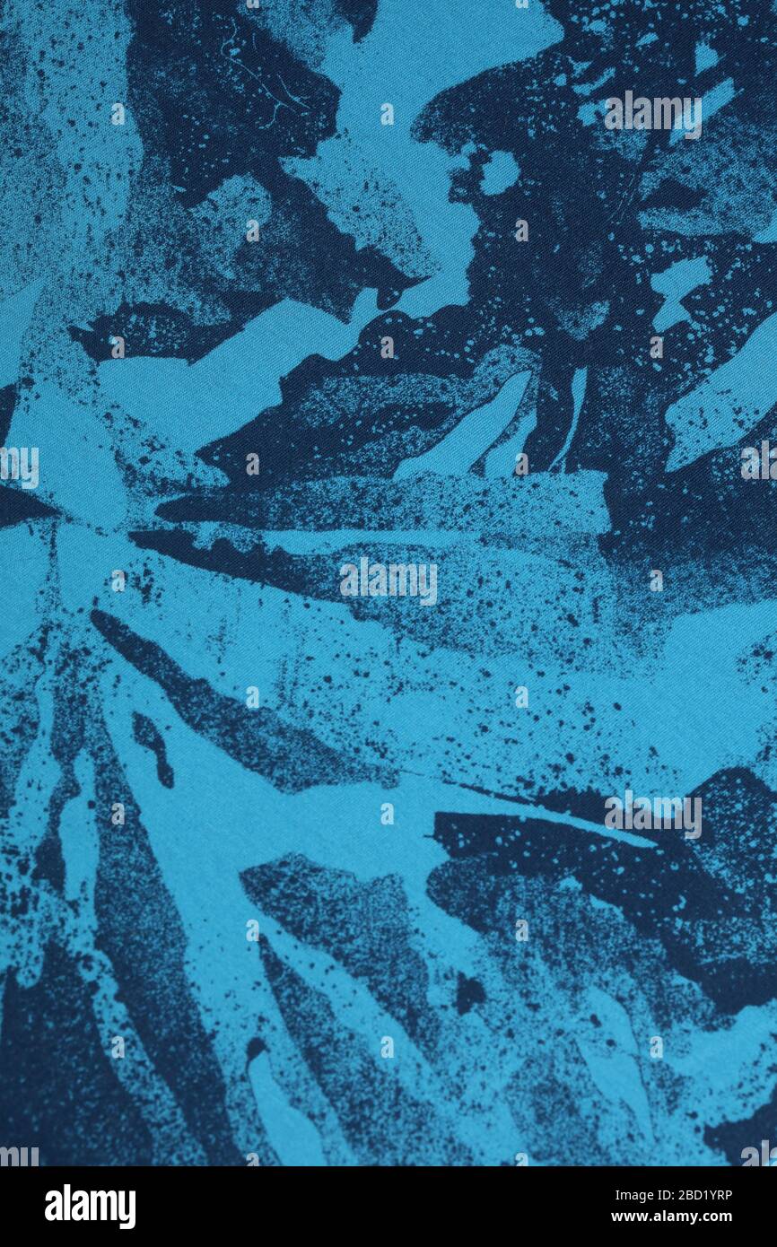 Blue abstract textile design close up background high quality prints ...