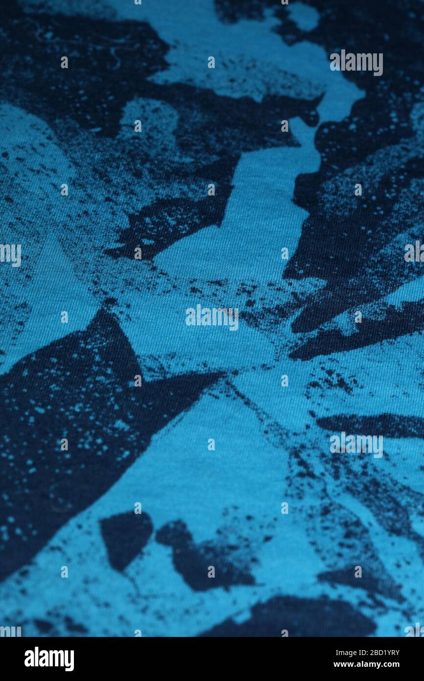 Blue abstract textile design close up background high quality prints ...