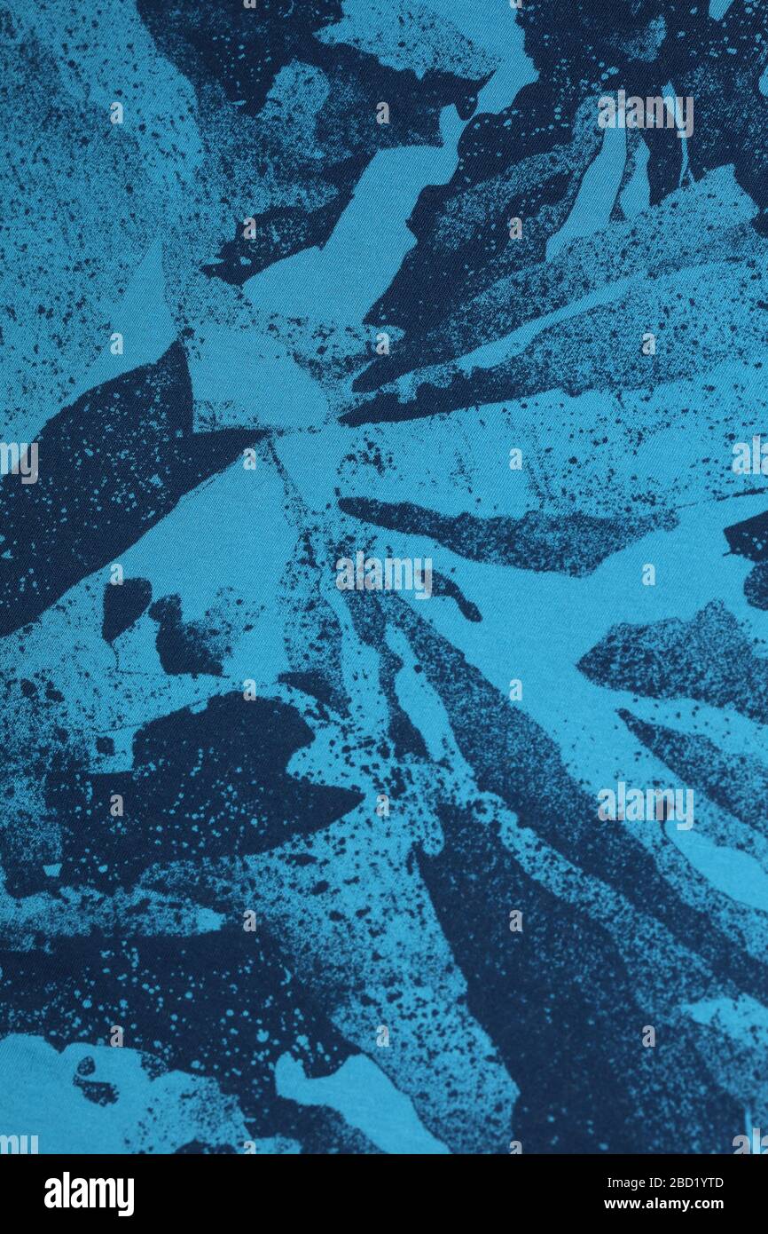 Blue abstract textile design close up background high quality prints ...