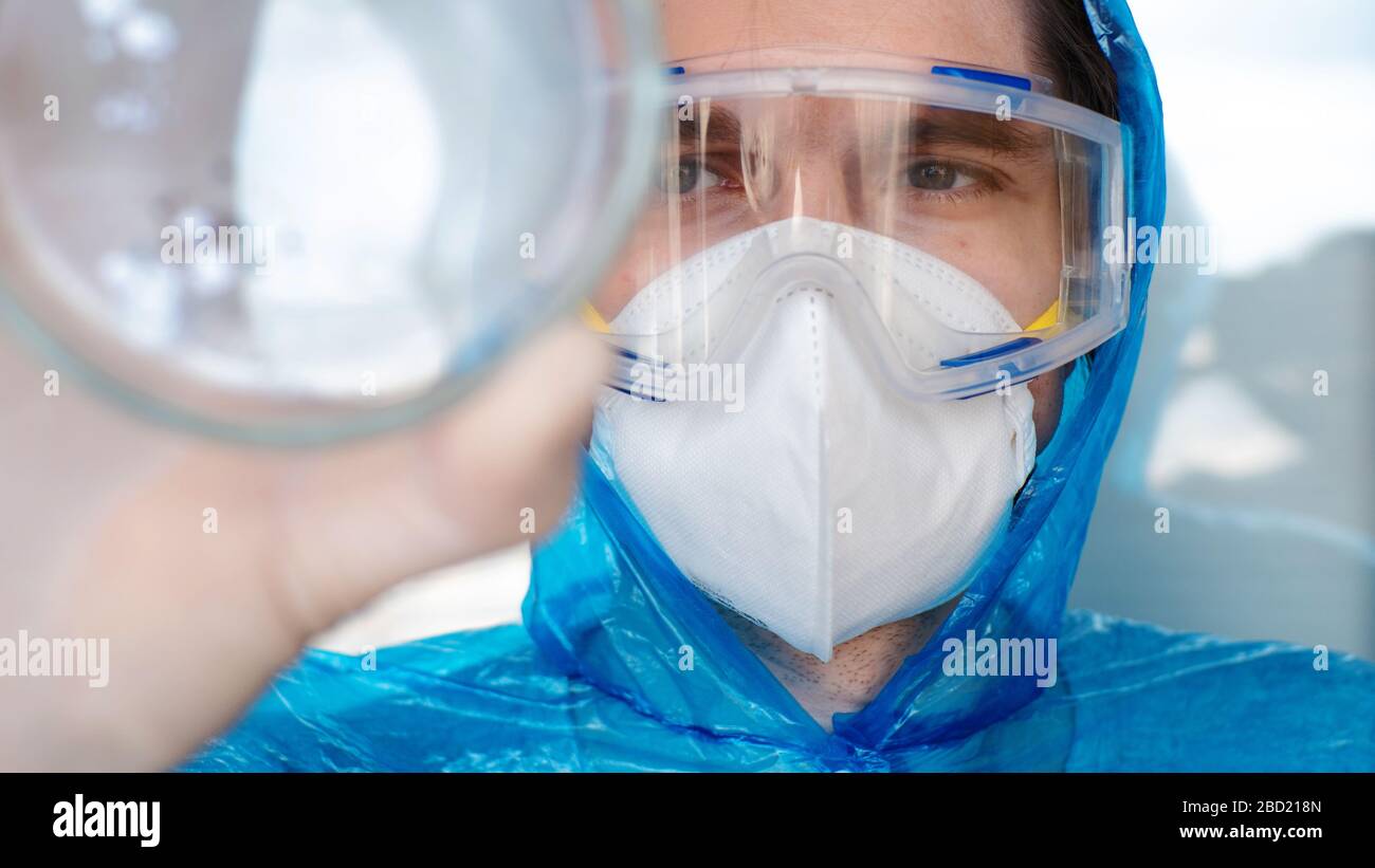 Epidemiologist develops a vaccine and investigates the virus. Viral and ...