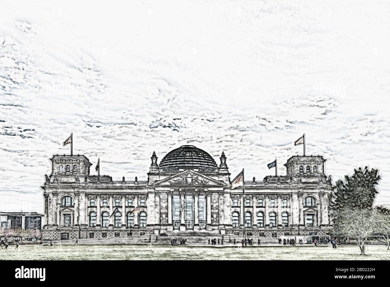 The building of the Reichstag was built between 1884 and 1894, Berlin ...