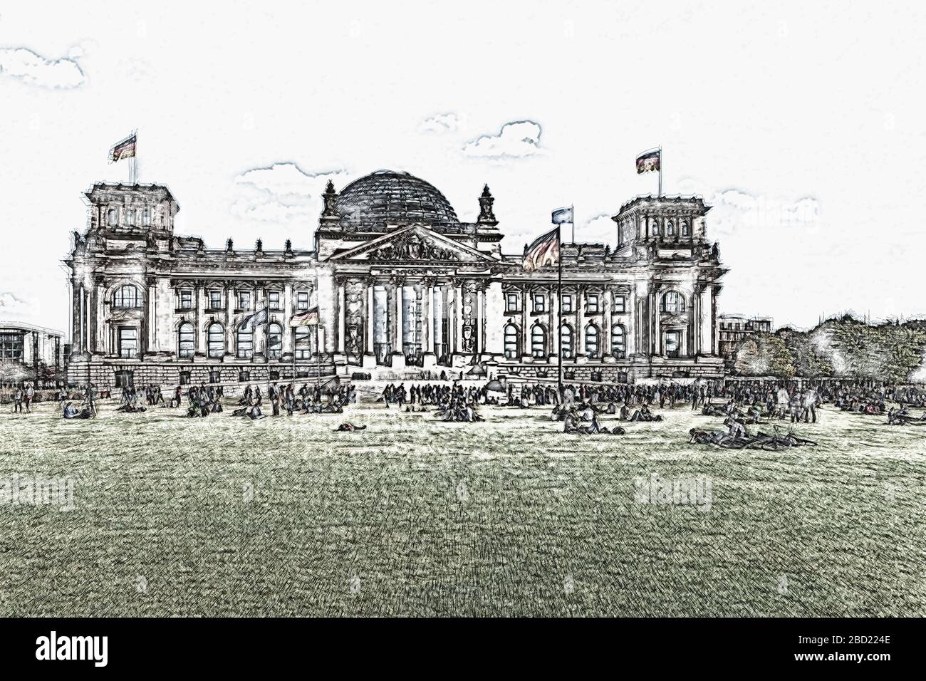 The building of the Reichstag was built between 1884 and 1894 by Paul ...