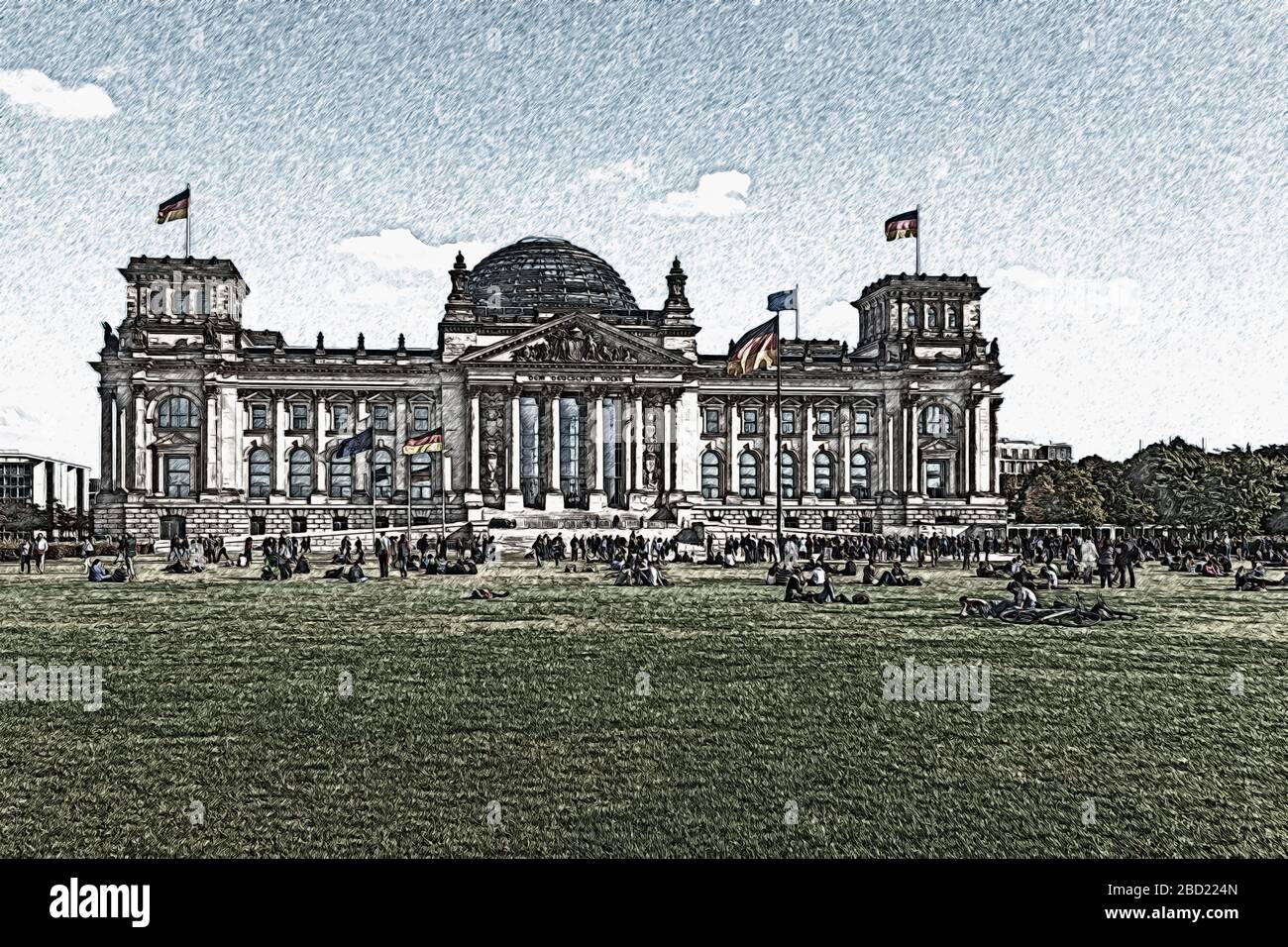 The building of the Reichstag was built between 1884 and 1894 by Paul ...