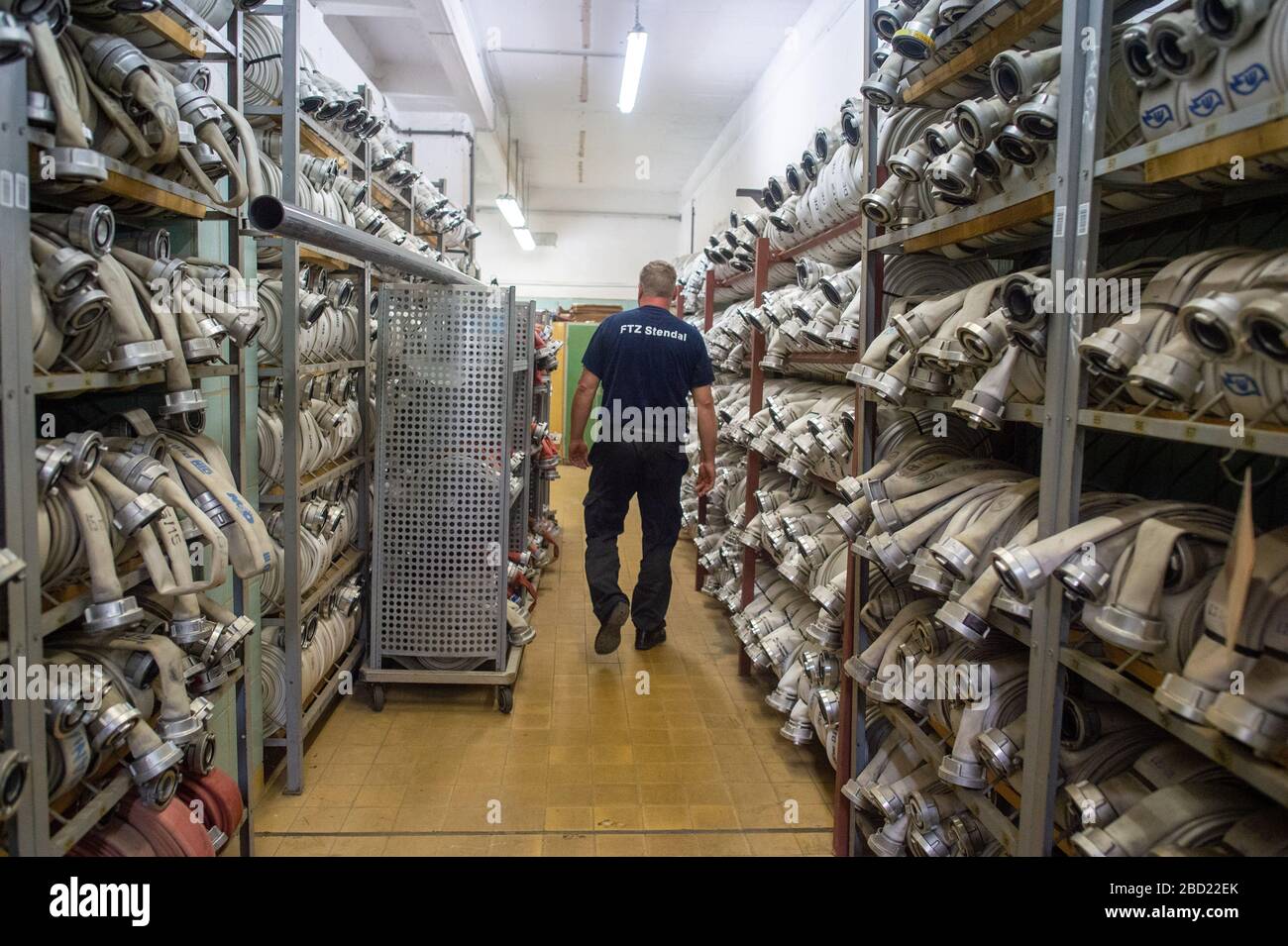 Firefighter washing hi-res stock photography and images - Alamy