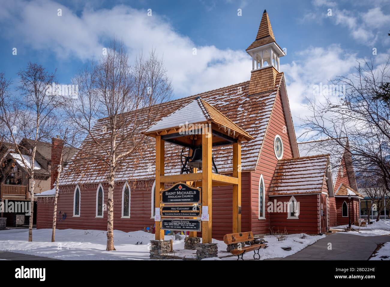 Church banff alberta canada hi-res stock photography and images - Alamy
