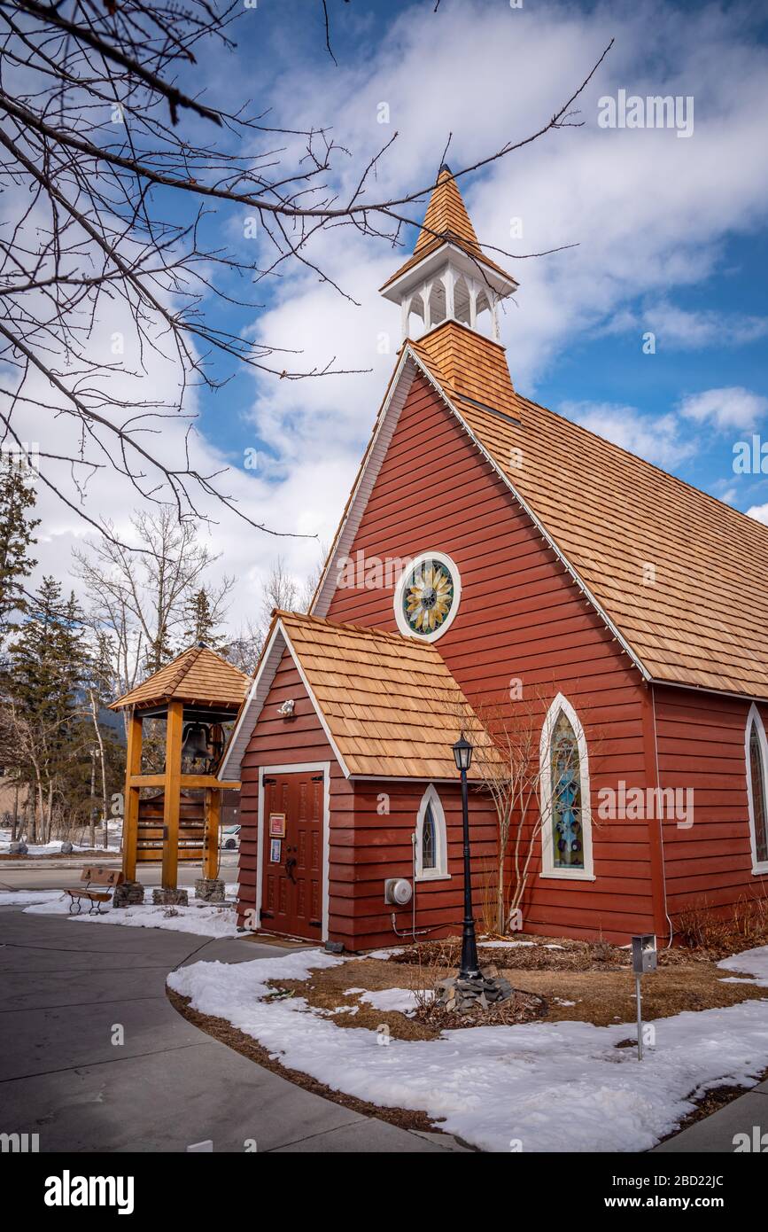 Church banff alberta canada hi-res stock photography and images - Alamy