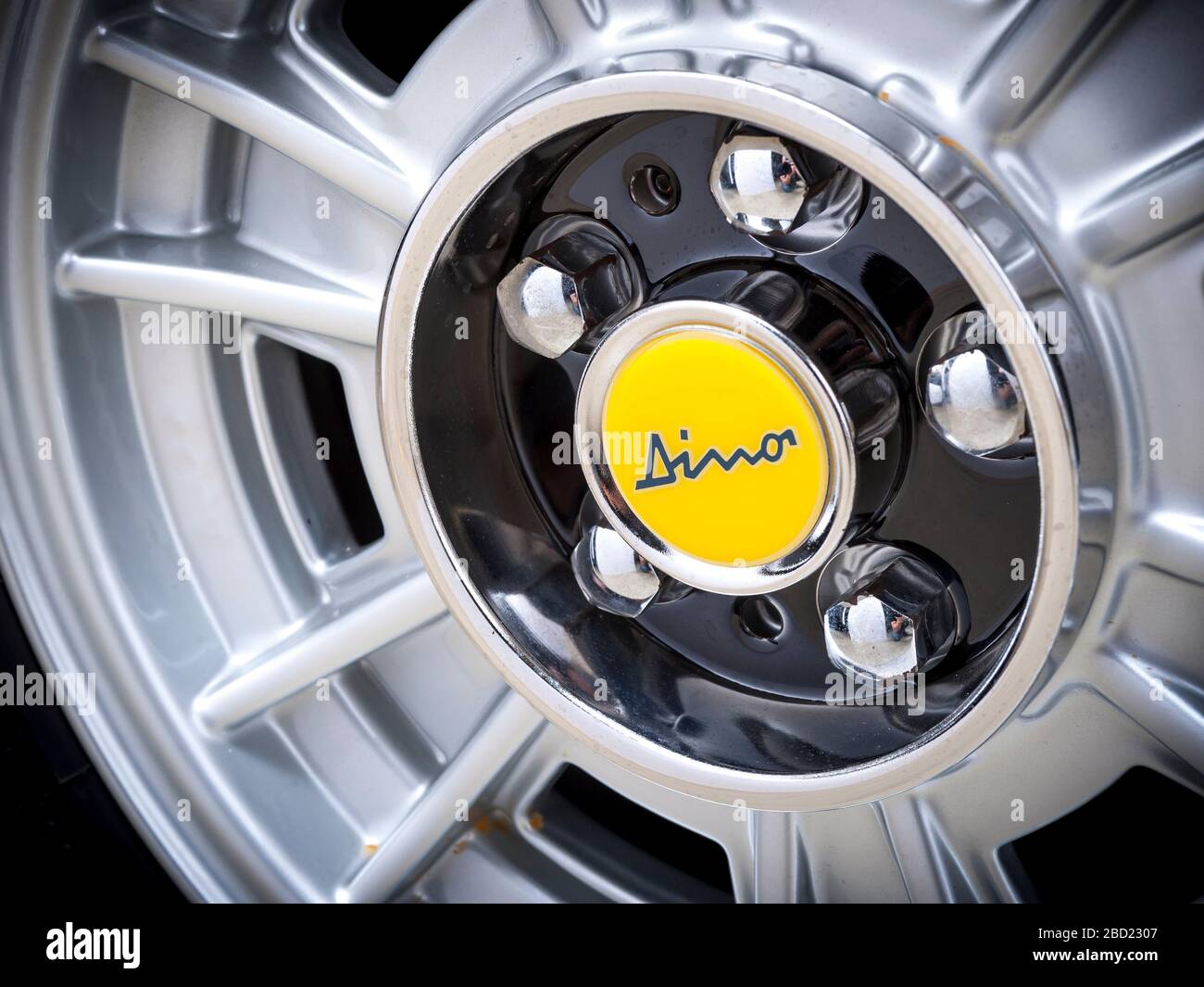 Ferrari Dino GT Wheel Stock Photo - Alamy