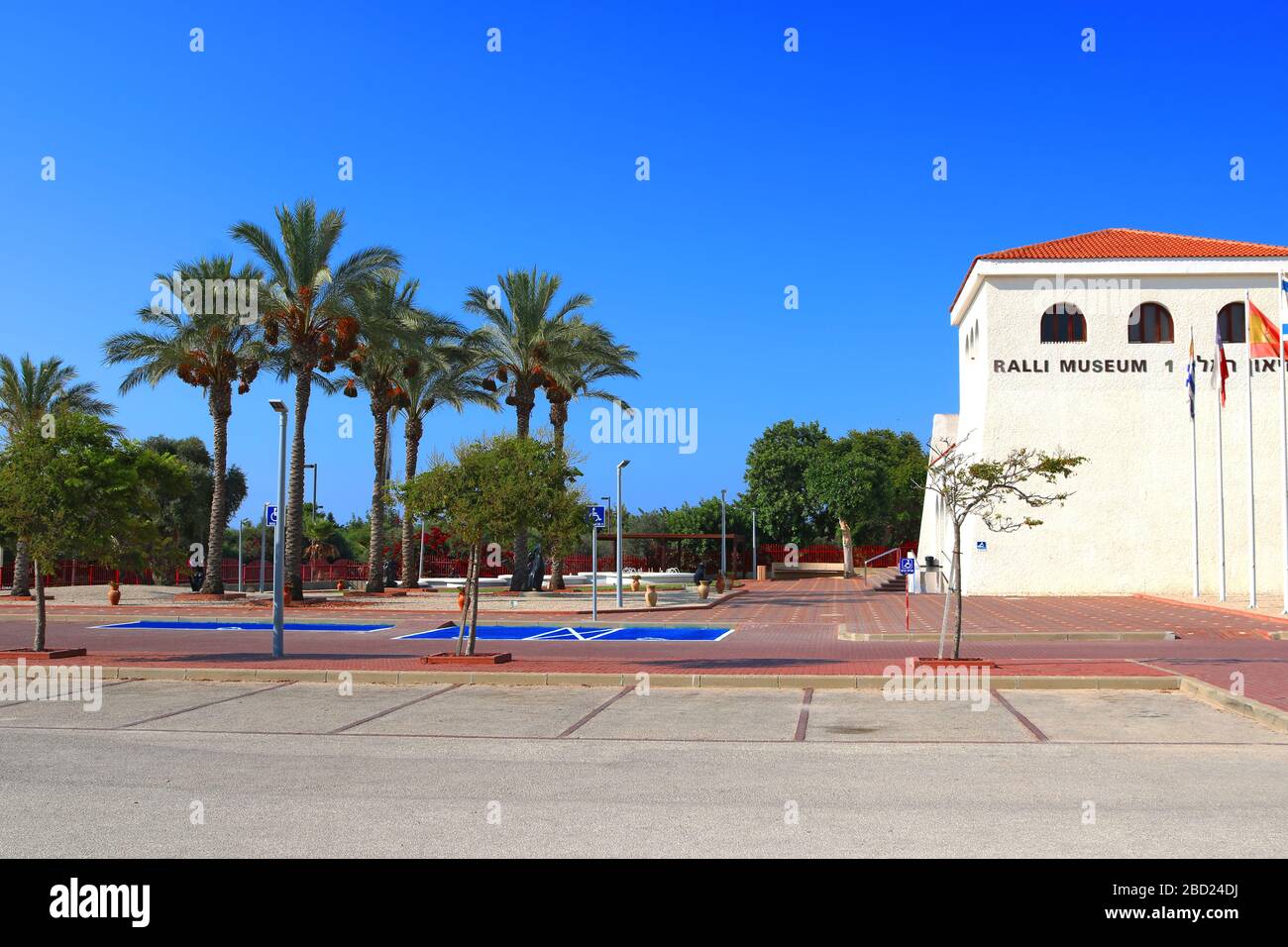 Ralli museum for classical art, Caesarea, Israel. Ralli Museums own the ...