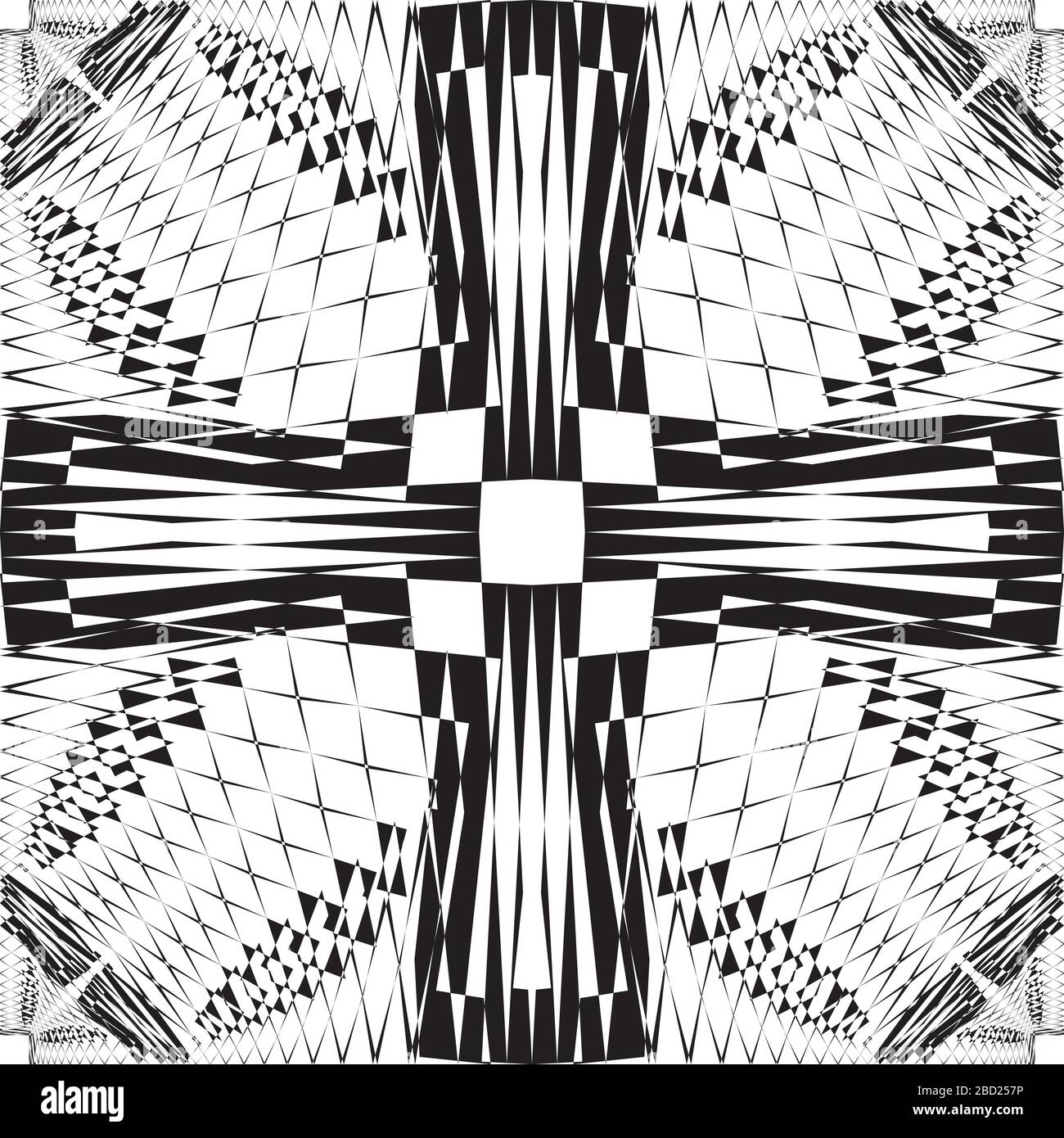 Abstract Arabesque fence developement project cross Design black on ...