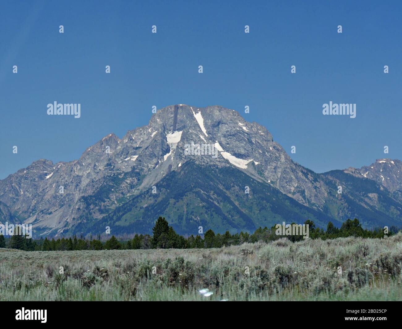 Mountain ranges at Grand Teton National Park, Wyoming Stock Photo - Alamy