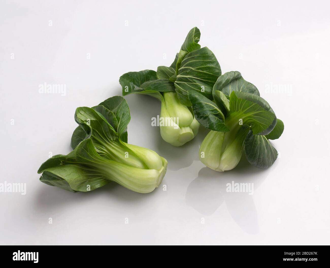 Fresh bok choy, asian cuisine ingredient. isolated on white background ...