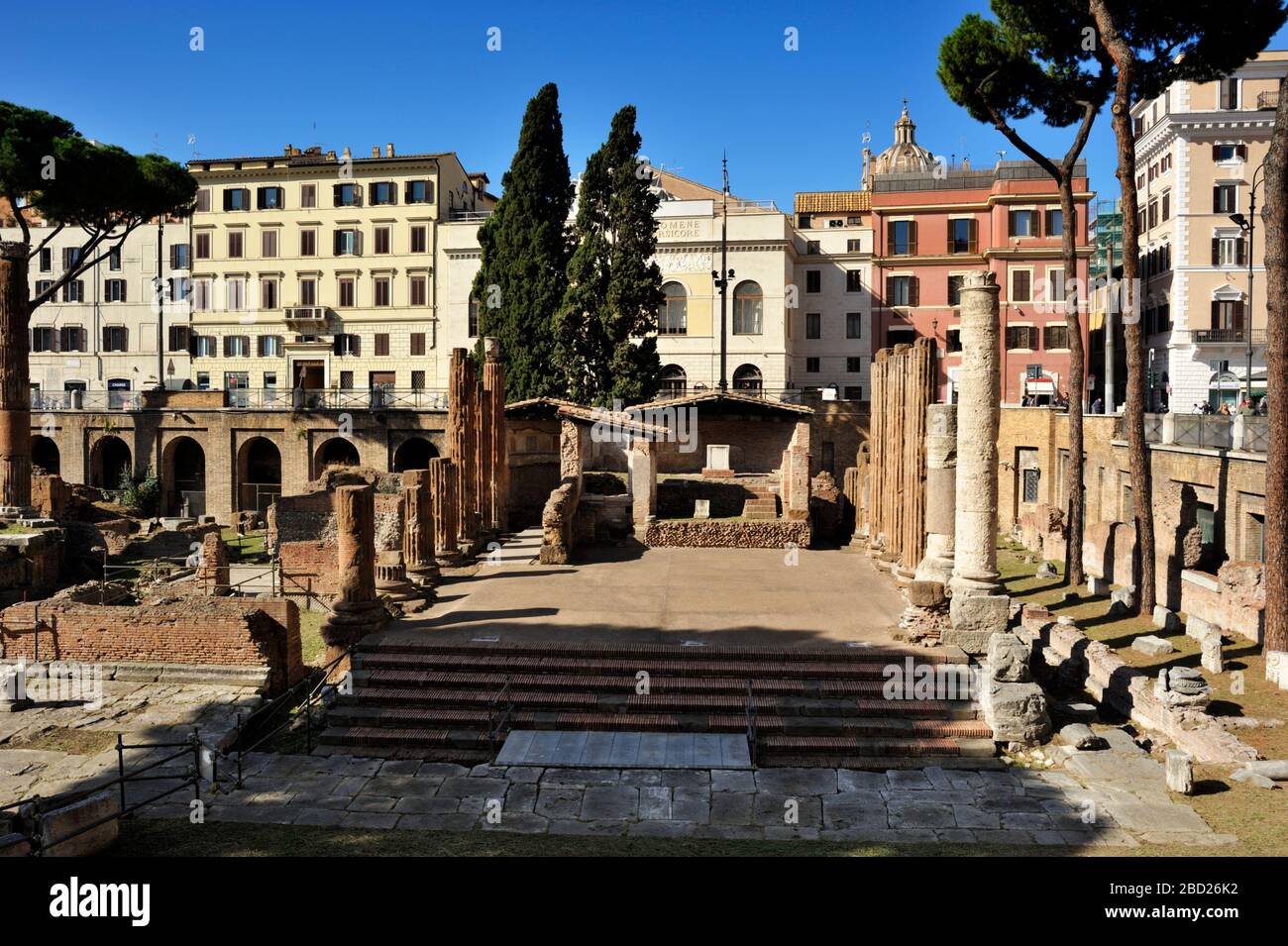 Italy, Rome, Area Sacra of Largo di Torre Argentina, temple A (temple ...