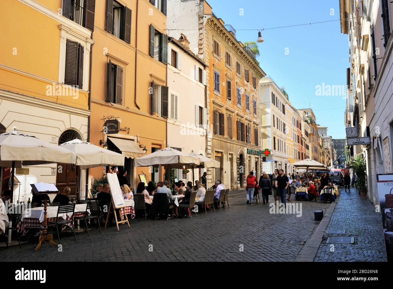 Borgo Pio, Rome, Italy Stock Photo - Alamy
