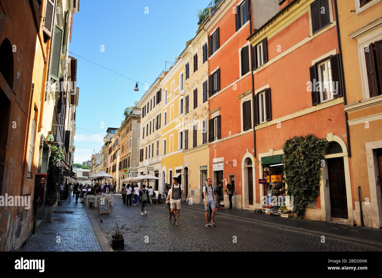 Borgo Pio, Rome, Italy Stock Photo - Alamy
