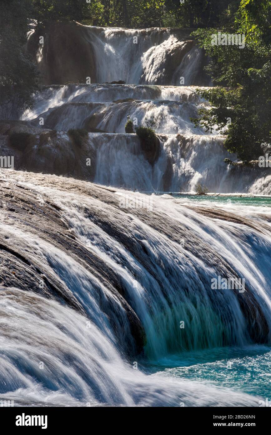 Agua Azul Cascades, Chiapas, Mexico Stock Photo - Alamy