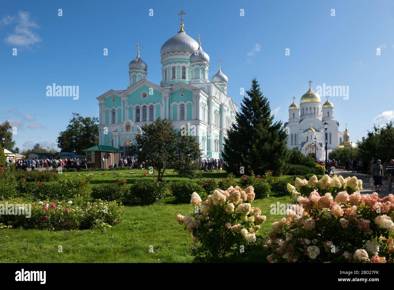 DIVEEVO, RUSSIA - AUGUST 25, 2019: Trinity Cathedral of the Trinity ...