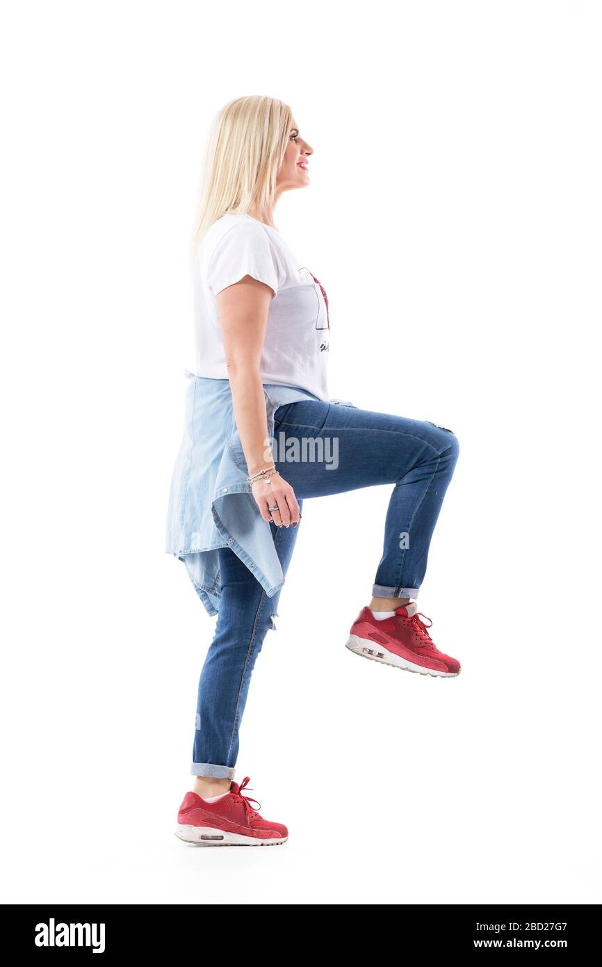 Wellness step concept Cut Out Stock Images & Pictures - Alamy