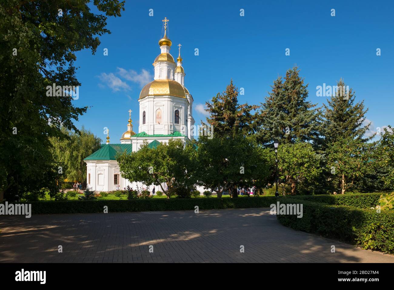 DIVEEVO, RUSSIA - AUGUST 25, 2019: The Annunciation Cathedral of the ...