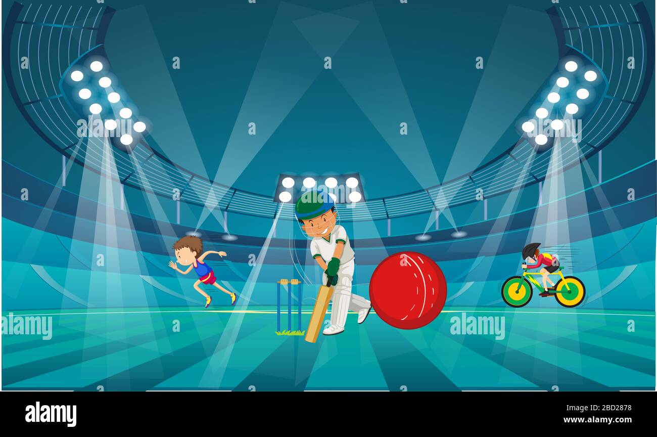 Training night Stock Vector Images - Alamy