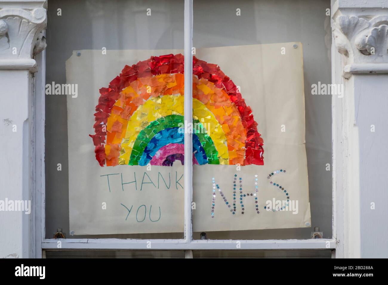 Nhs rainbow drawing drawings hi-res stock photography and images - Alamy