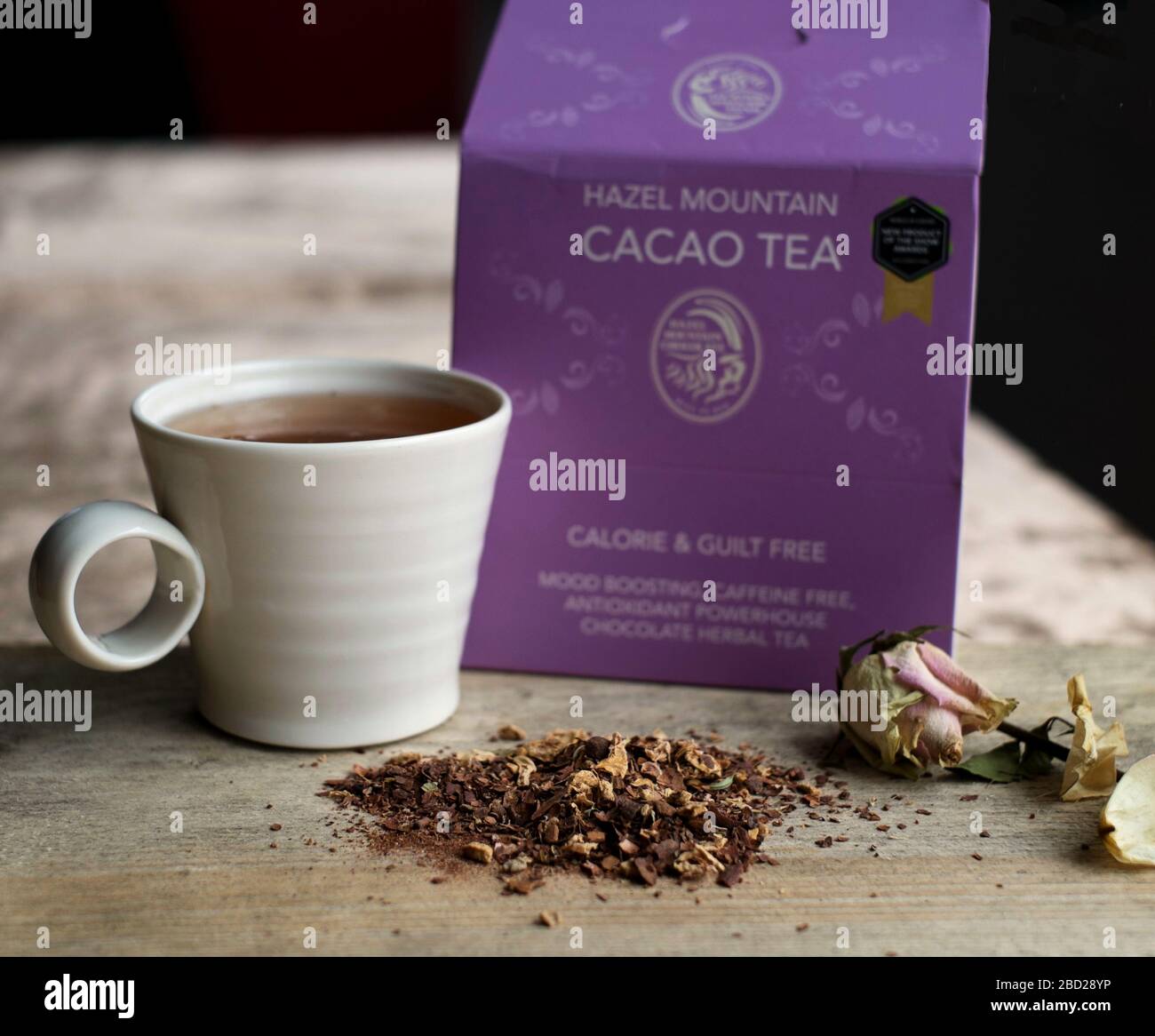 Hazel Mountain cacao tea, Galway City, County Galway, Ireland Stock ...